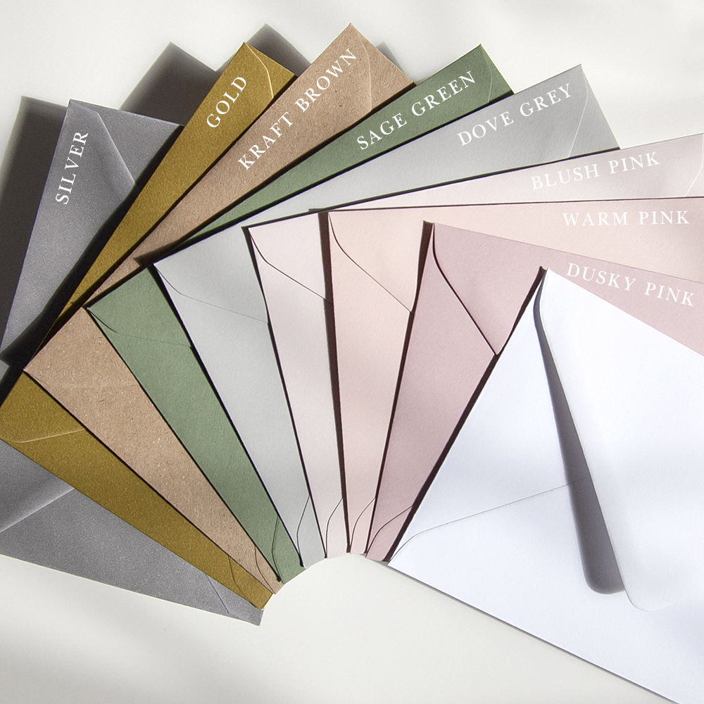 Printed Gatefold Invitation Sample 'Wild Floral'